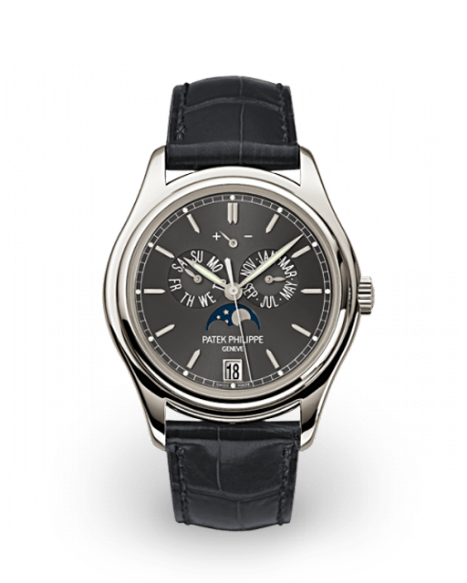 Patek Philippe Annual Calendar Platinum / Gray 5146P-001 Watches | Bezel