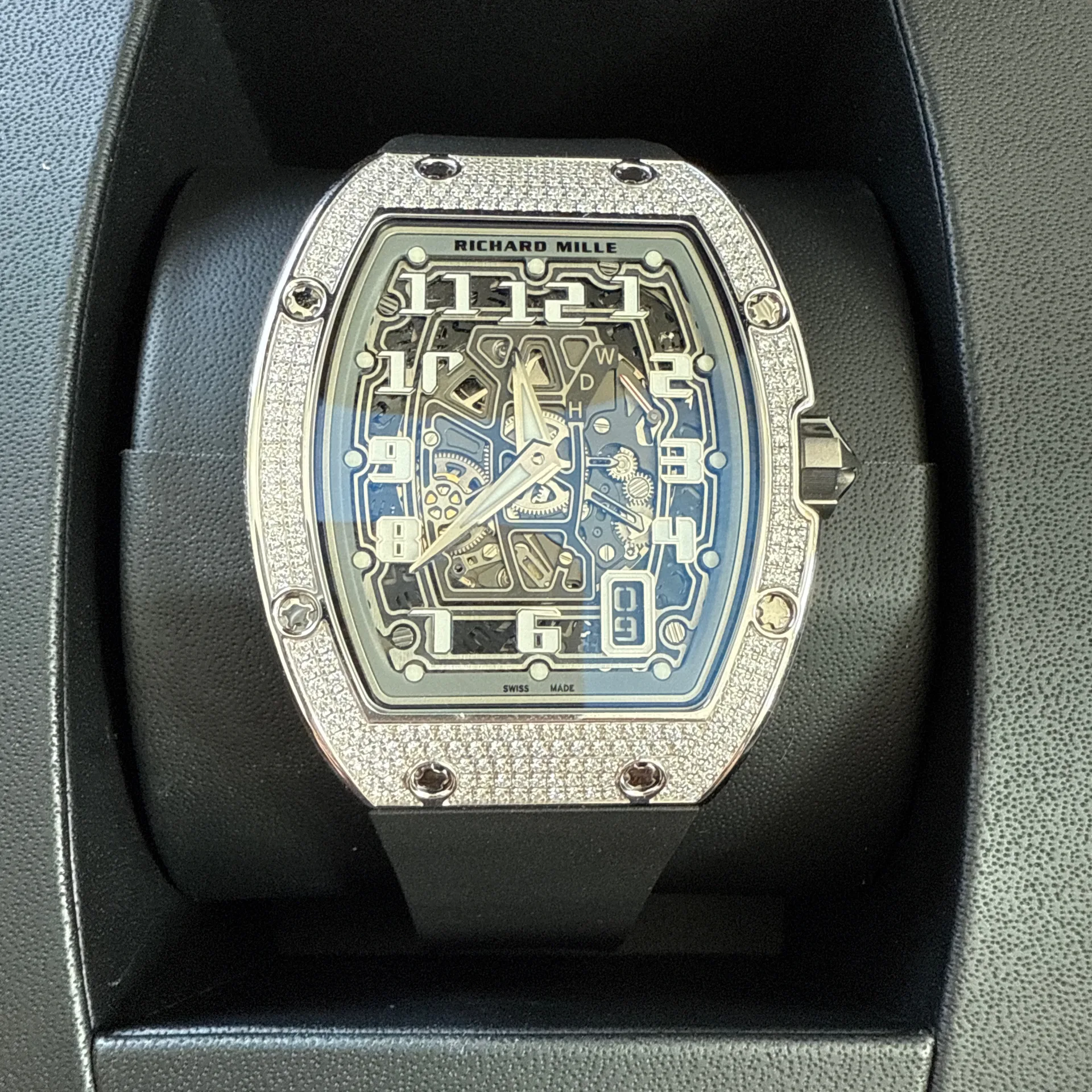 Auction: 2022 Richard Mille Automatic Winding Extra Flat - White Gold ...