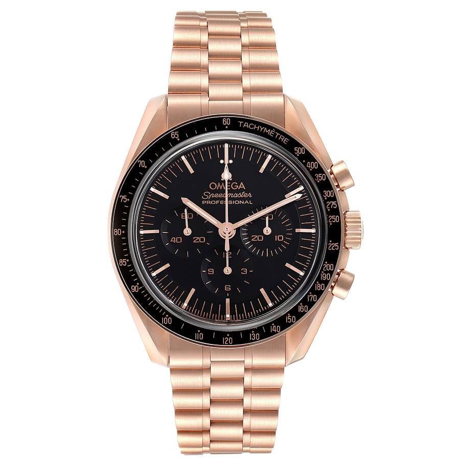 Omega Speedmaster Professional Moonwatch 3861 Sedna Gold / Black ...