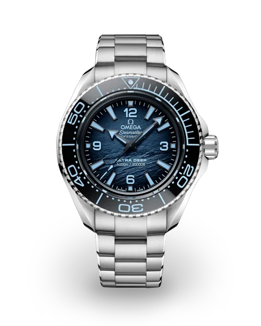 Omega Seamaster Planet Ocean Ultra Deep O-Megasteel / Summer Blue ...