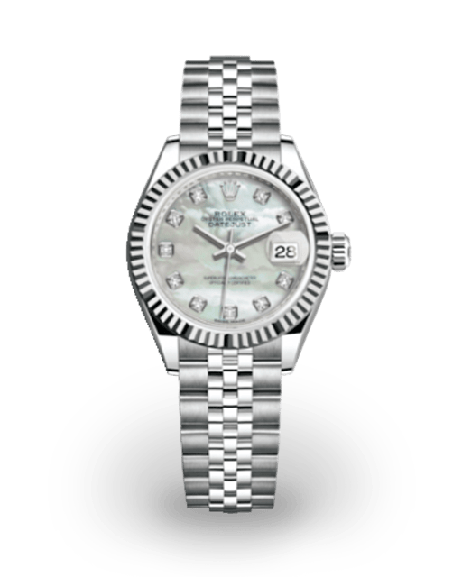 Rolex Lady-Datejust 28 Fluted / MOP / Jubilee 279174-0009 Watches | Bezel