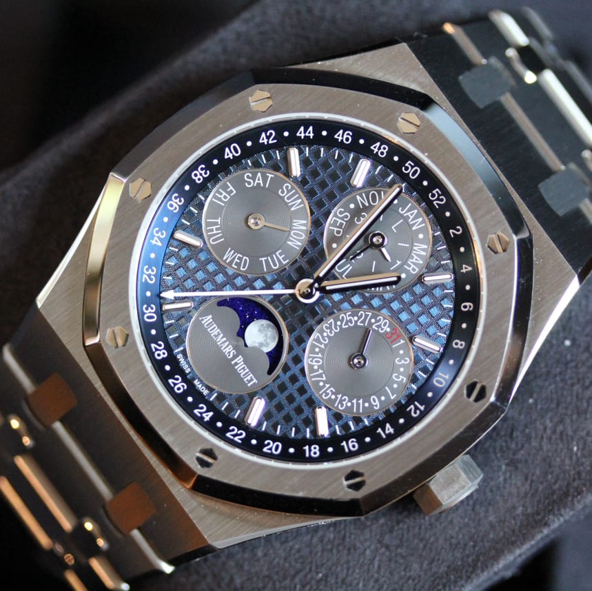 Auction: 2021 Audemars Piguet Royal Oak Perpetual Calendar 41 Titanium ...