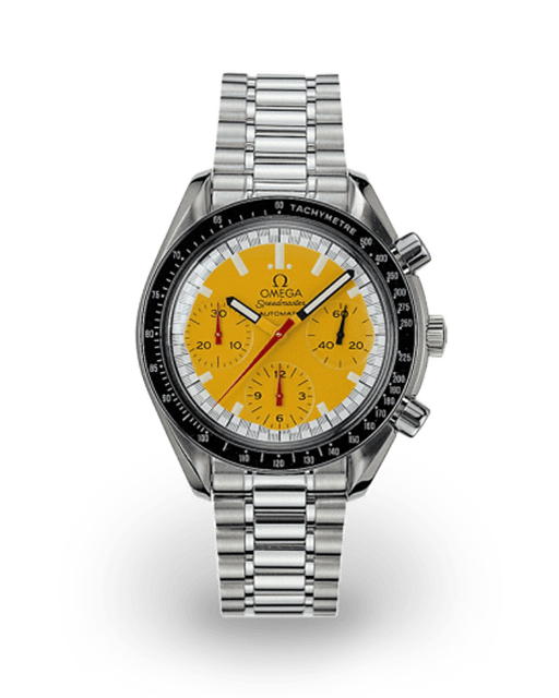 Omega Speedmaster Reduced Stainless Steel / Yellow / Bracelet ...