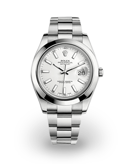 Rolex Datejust II Smooth / White / Oyster 116300-0003 Watches | Bezel